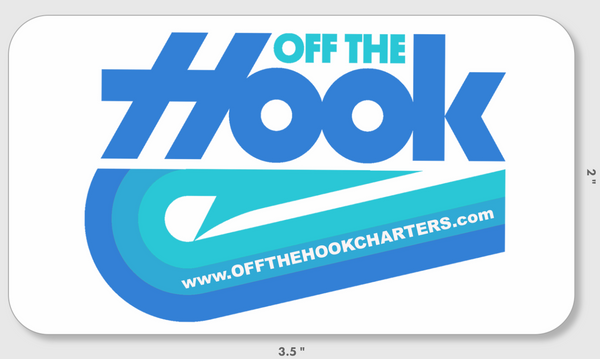 OTH Palm Sticker - Off The Hook Fishing Charters