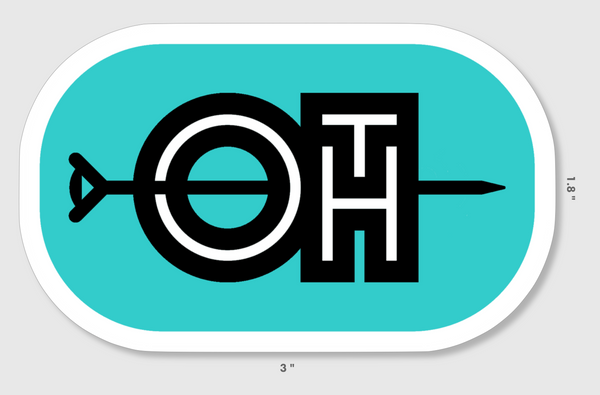 OTH Push Pole Sticker - Off The Hook Fishing Charters